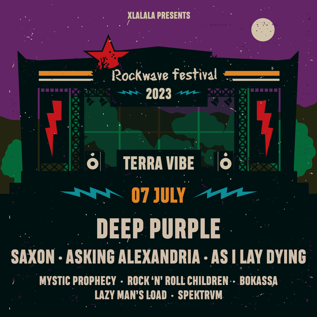 RockWave Festival 2023 η μεγάλη επιστροφή! Deep Purple, Saxon, Asking ...