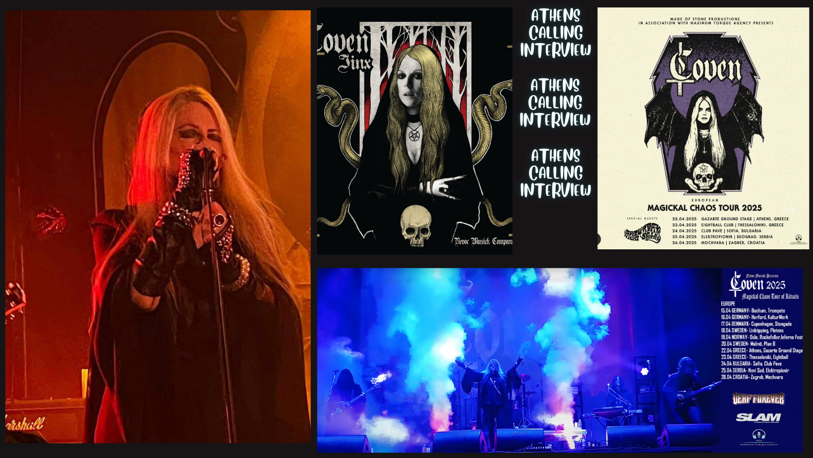 COVEN … The Pioneers of Occult Rock! - AthensCalling.gr
